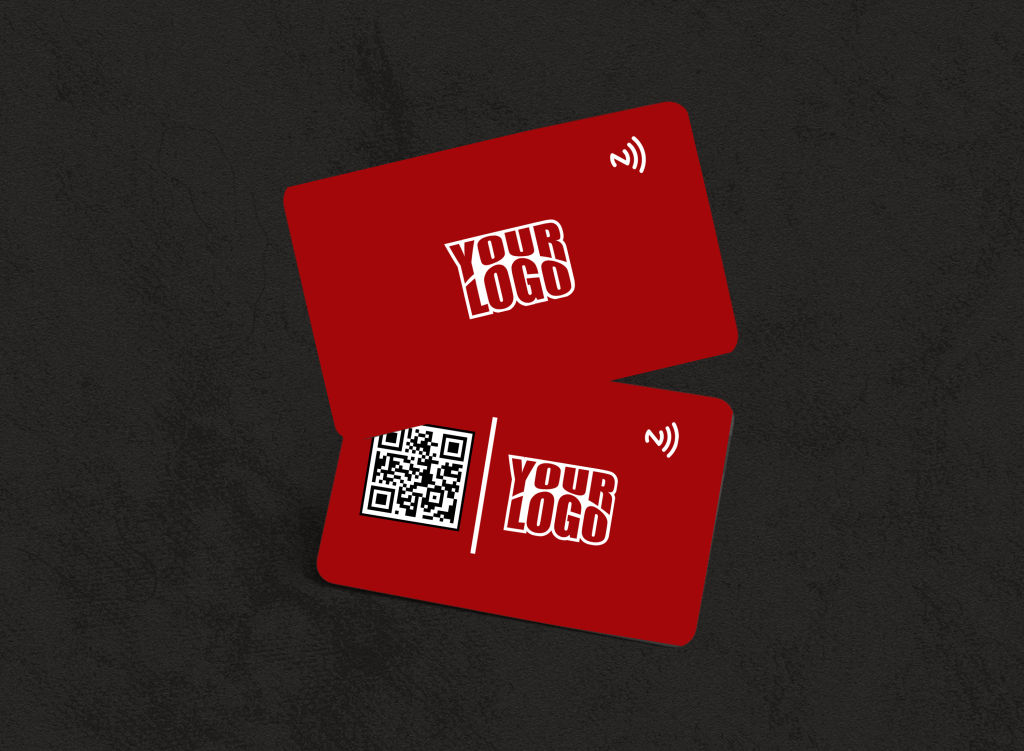 Solid Red Smart Card - Hellonfc | Say Hello To NFC Powered Smart Products